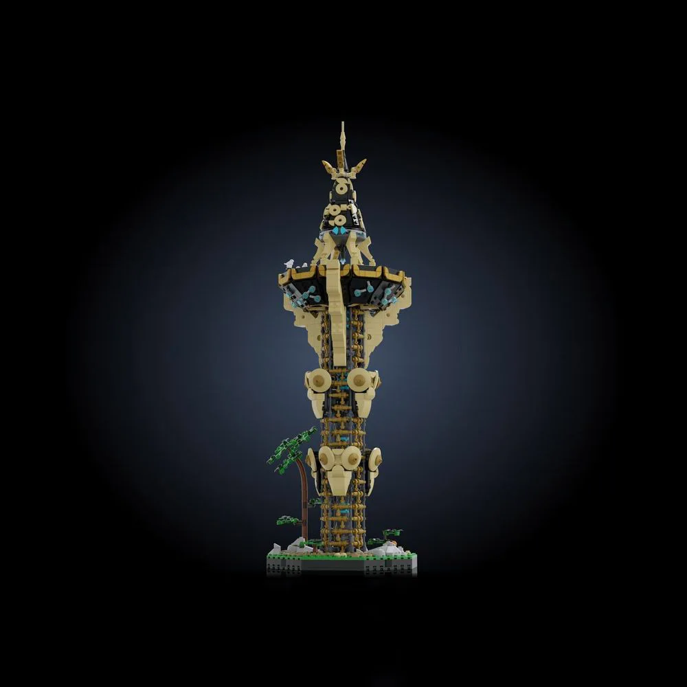 MOC-Game-Zeldaing-Legends-Wild-Breath-Sheikah-Tower-DIY-Creativity ...