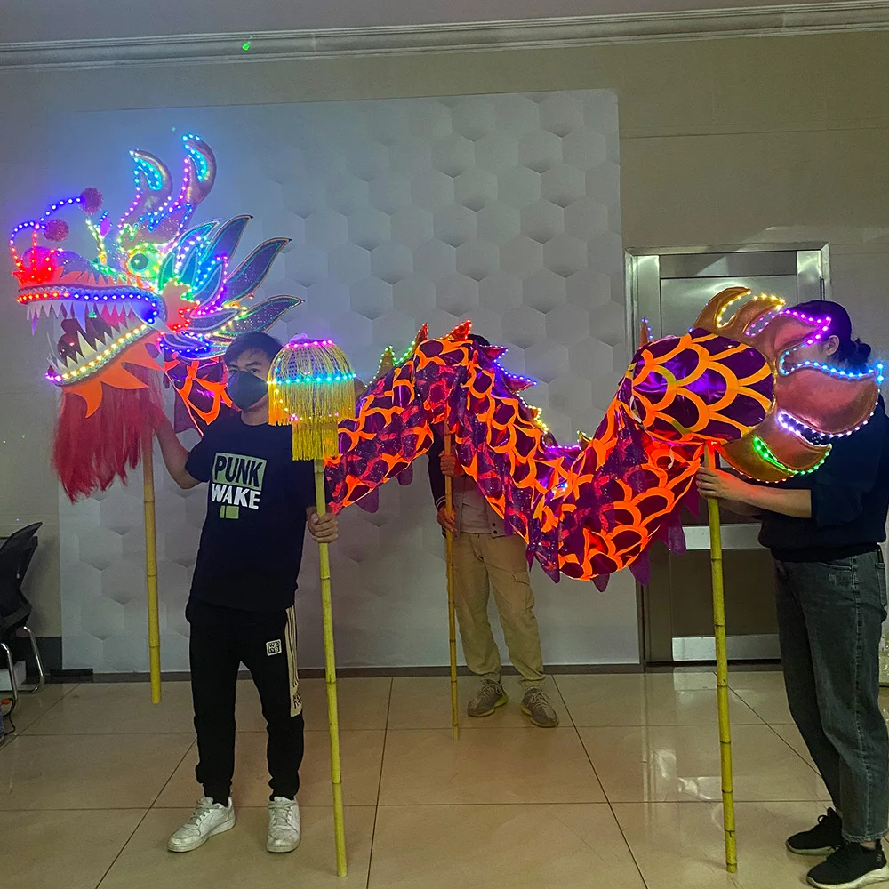 Chinese-traditional-LED-dragon-dance-costume-purple-glow-in-the-dark ...
