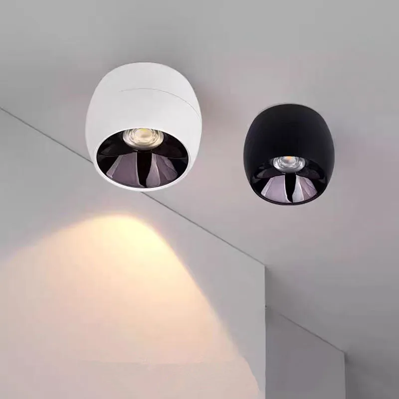 New-LED-spotlight-ceiling-light-7W-10W15W-Nordic-surface-mounted-COB ...