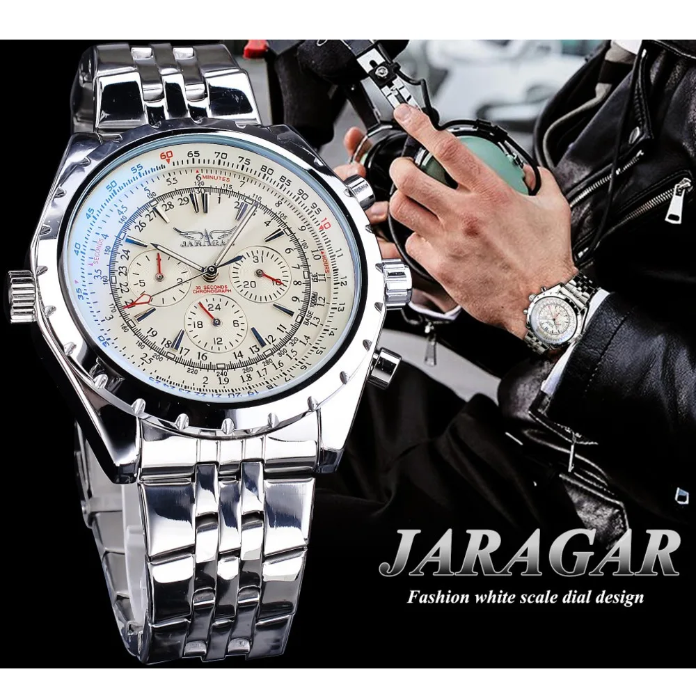 JARAGAR-Mechanical-Watch-For-Men-Luxury-Watch-Large-Dial-Calendar-Week ...