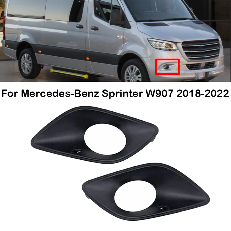 Car Front Bumper Fog Light Lamp Frame Cover 9108854300 9108854400 For ...