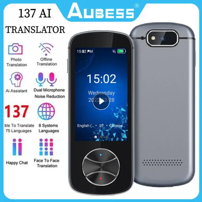 AUBESS-V10-Smart-Voice-Translator-137-Multi-Languages-In-Real-Time-Online-Instant-Off-Line ...