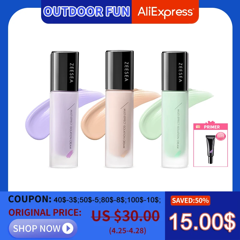Zeesea Makeup Base Primer Face Isolation Cream Moisturizing Hydrating ...