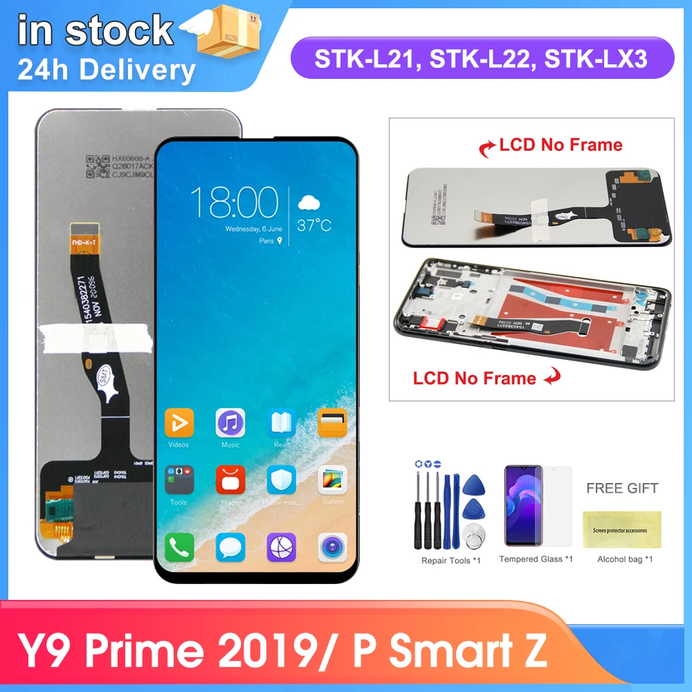 10 Touches Screen for Huawei Y9 Prime 2019 STK-L21 Lcd Display Touch ...
