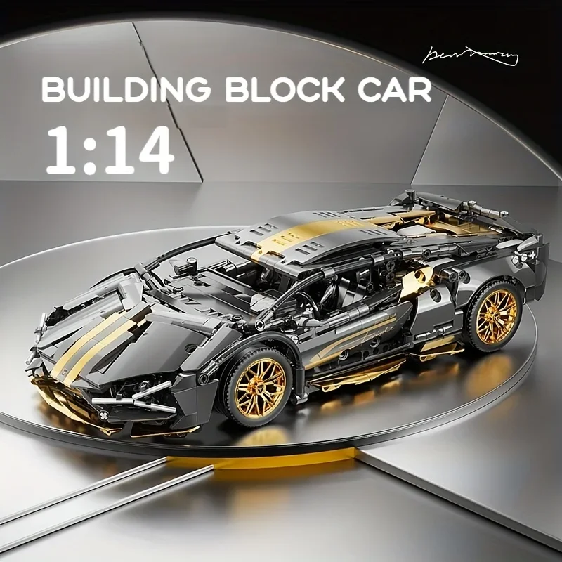 Reobrix-1314-PCS-Technical-Building-Block-Aventador-SVJ-1-14-Super-Car ...