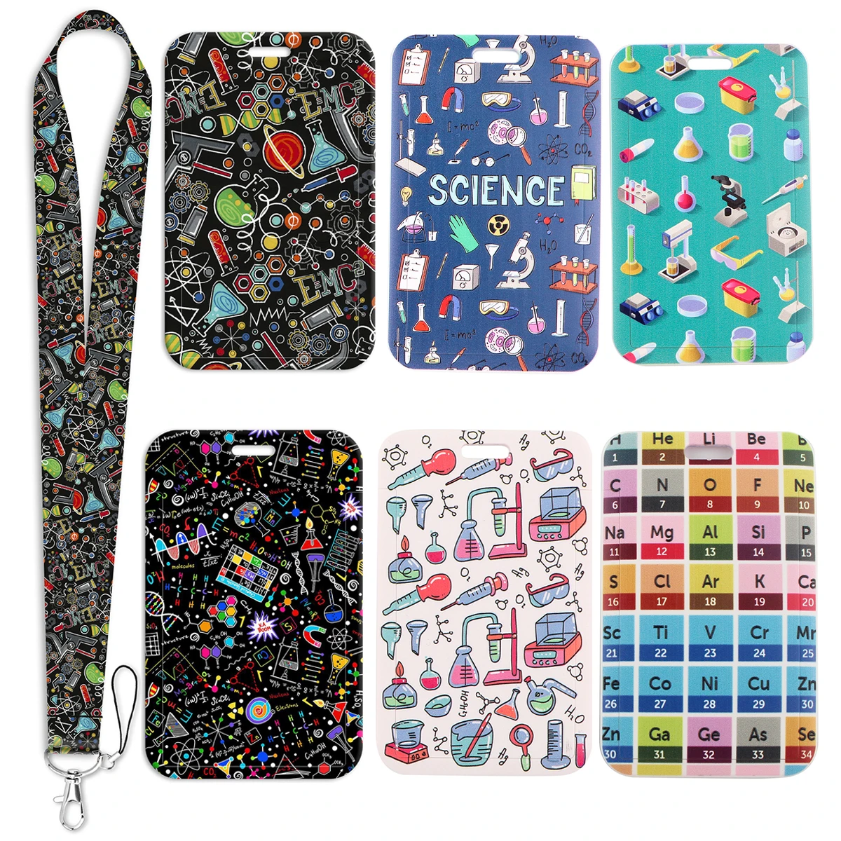 Chemistry-Credential-Holder-Science-Lanyards-for-Key-Neck-Strap-For ...