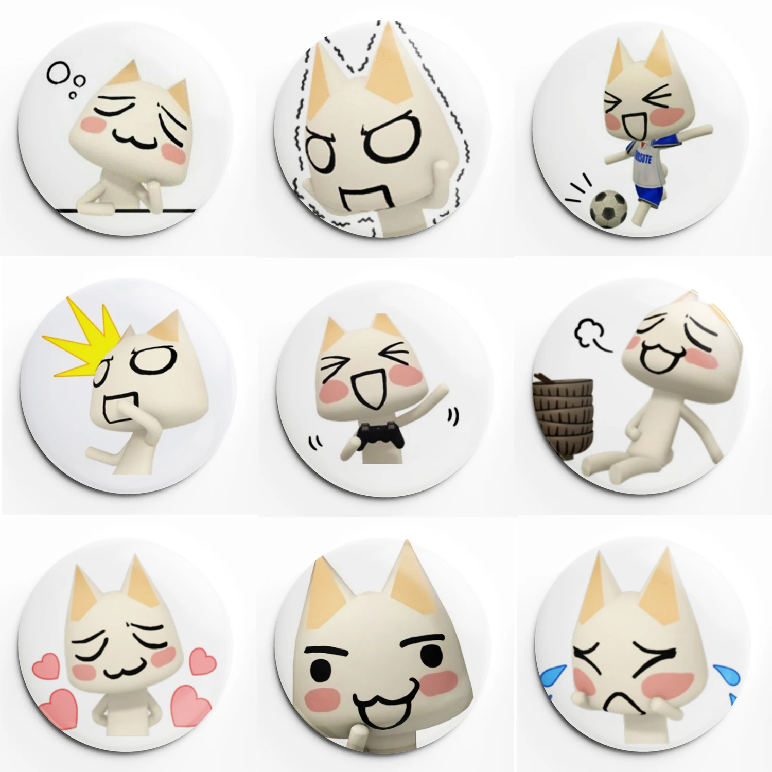 Toro-Inoue-Sora-Ricky-Pierre-Yamamoto-Kuro-Jun-Mihara-Badge-Soft-Button ...