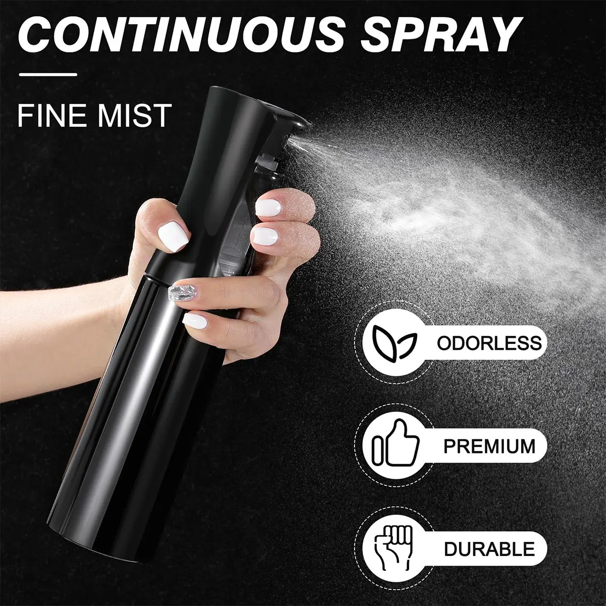 300ML-Spray-Bottle-Salon-Hairdressing-High-Pressure-Continuous-Atomizer ...