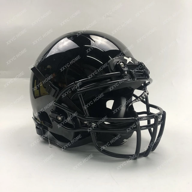 Plain Black Football Helmet