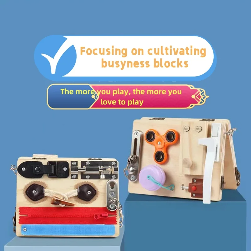 Folding-Busy-Board-Montessori-Educational-Kids-Basic-and-Life-Skills ...