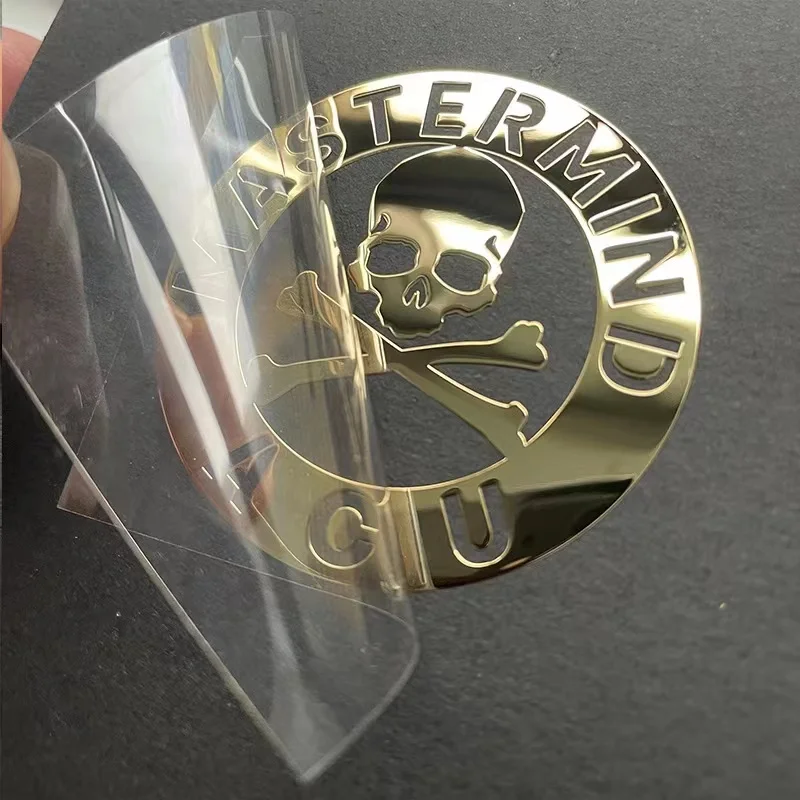 mastermind-Fashion-logo-Mobile-phone-sticker-Skull-gold-plated-sticker ...