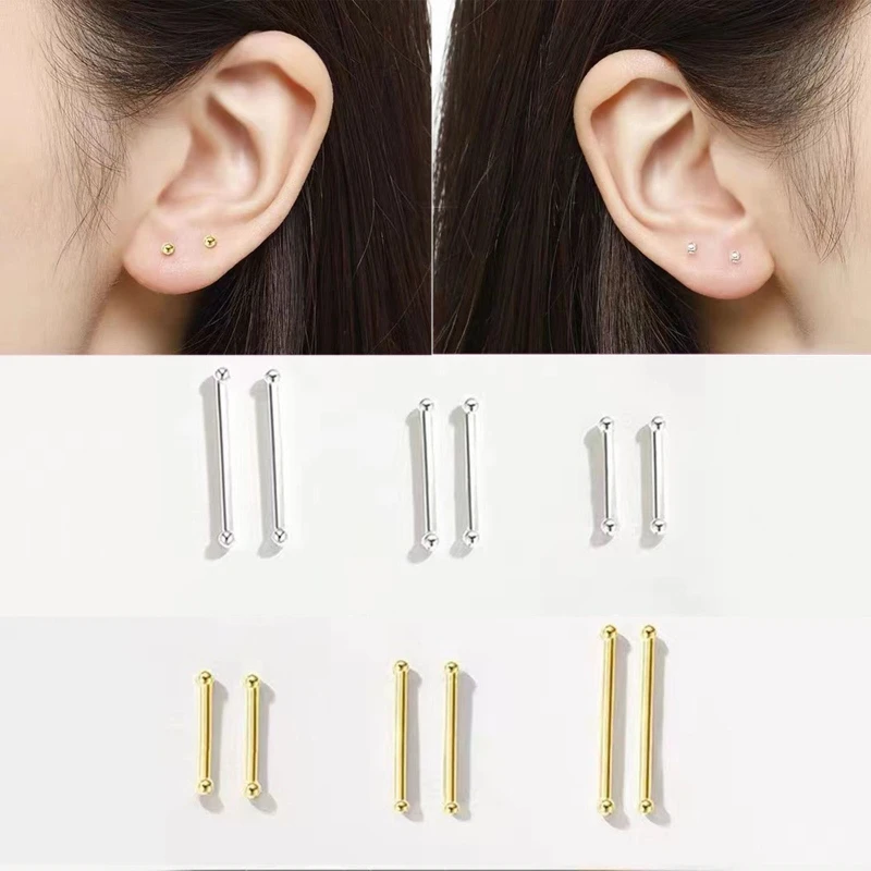 Mini-Invisible-Earring-Piercing-Earrings-Ball-Nose-Studs-Pins-Bone ...
