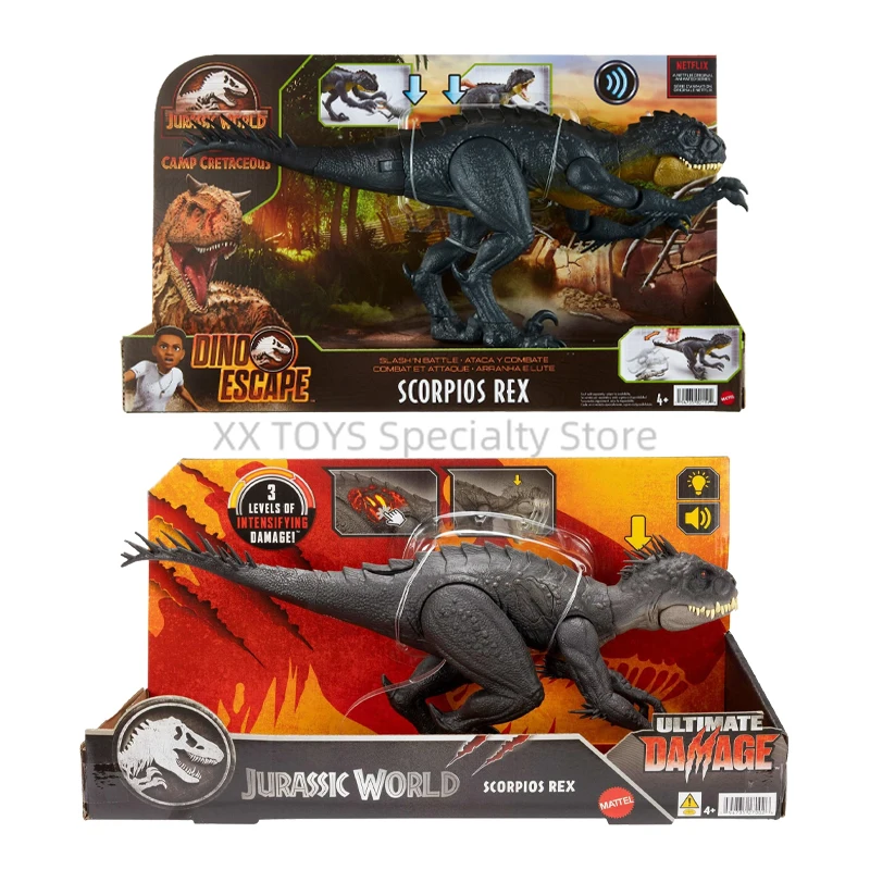 Jurassic World Ultimate Damage Scorpios Rex Dinosaur Toy Figure with ...