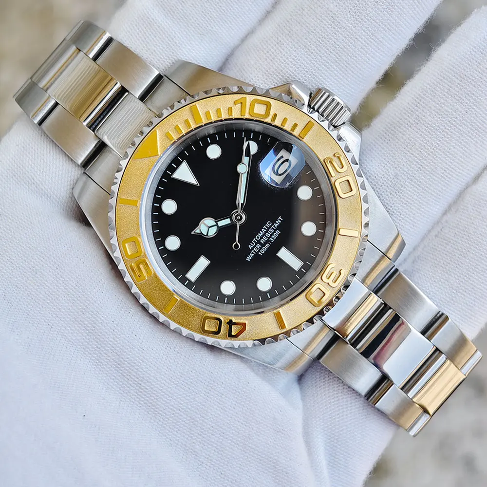 No-Logo-40mm-Men-Adventurer-Luxury-Watch-NH35-Automatic-Mechanical ...