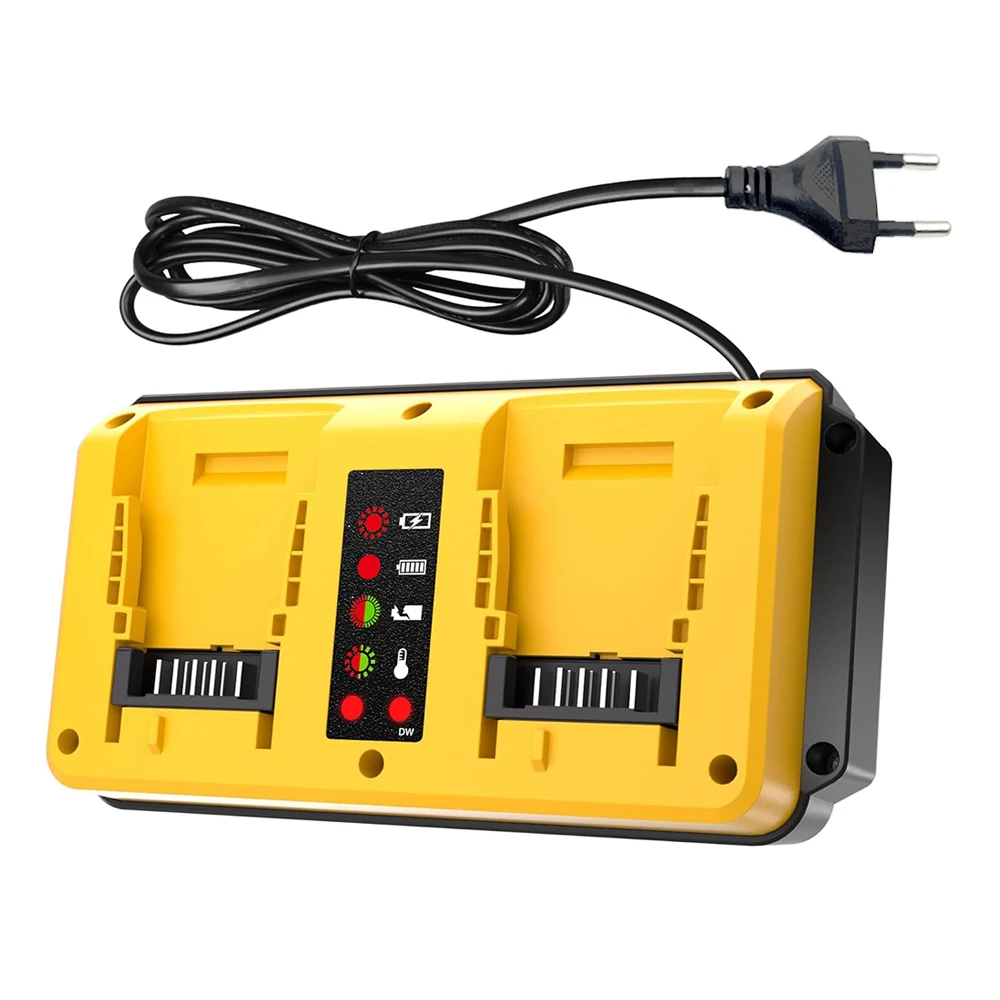 Portable Dual Ports Fast Charger For DW 18V 20V Lithium Battery Mini ...