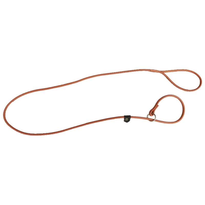 Pet-Dog-Leash-Cowhide-Collar-Traction-Integrated-P-chain-Dog-Leash-Is ...