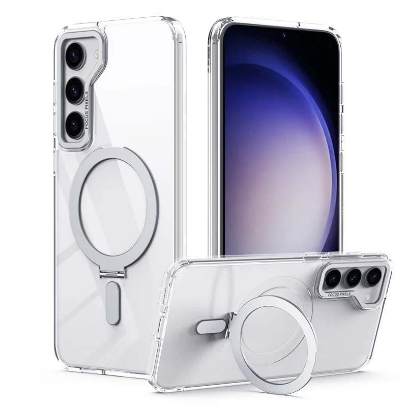 Magnetic-Phone-Case-Stand-Holder-For-Magsafe-Wireless-Charging-Samsung ...