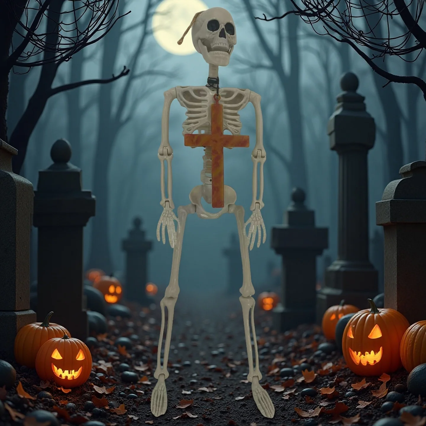 The Entire Skeleton: A Realistic, Movable Halloween Decor Piece That ...