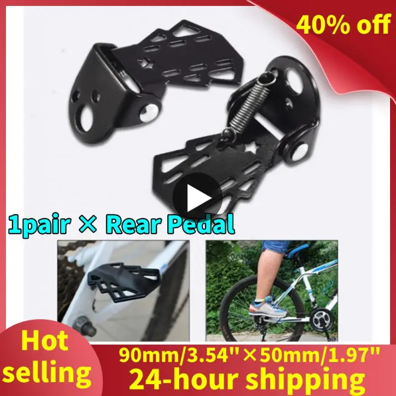 1pair-Universal-Foldable-Rear-Seat-Steps-Bike-Rear-Pedal-MTB-Road-Bike ...