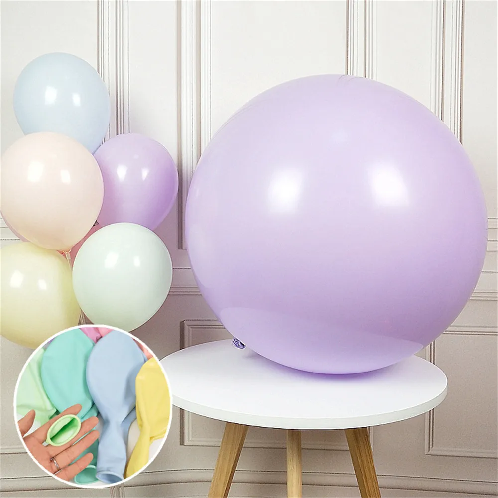 1pc-36inch-Macaron-Pastel-Color-Balloons-Large-Balloon-Wedding-Decor ...