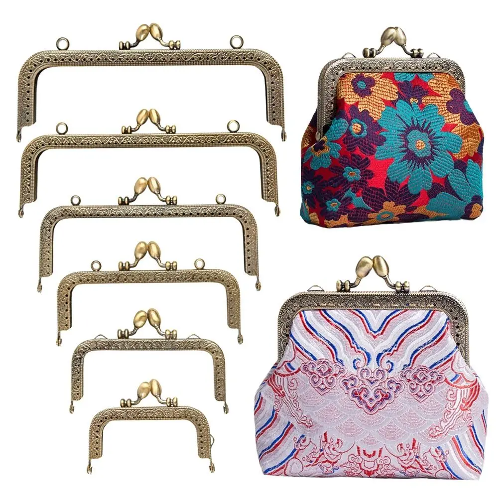 Vintage Metal Purse Frame for DIY Craft Purse Bag Making Purse Clasp ...