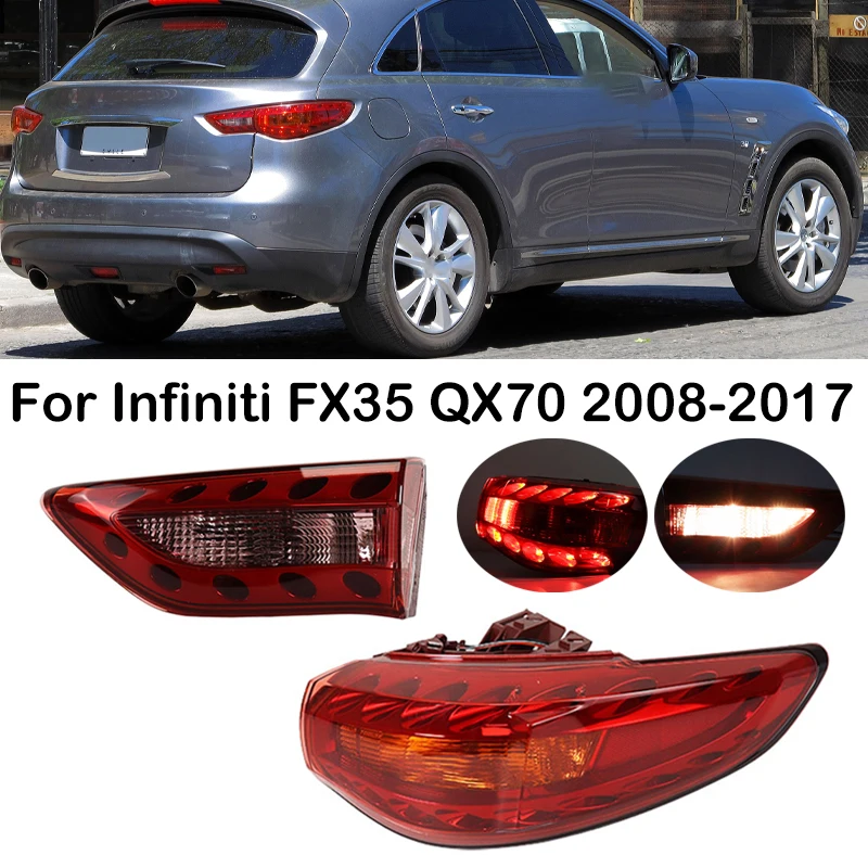 For-Infiniti-FX35-QX70-2008-2017-LED-Car-Rear-Tail-Light-Assembly ...