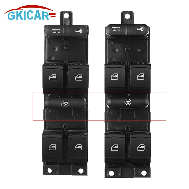 1J4959857D-1J4959857B-10-Pins-Power-Power-Master-Window-Switch-For-VW ...