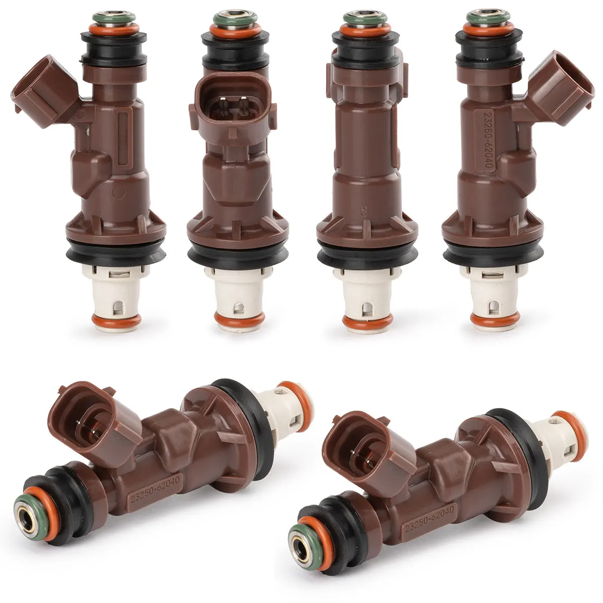 6Pcs-Fuel-Injectors-Nozzle-23250-62040-23209-62040-842-12251-For-Toyota ...