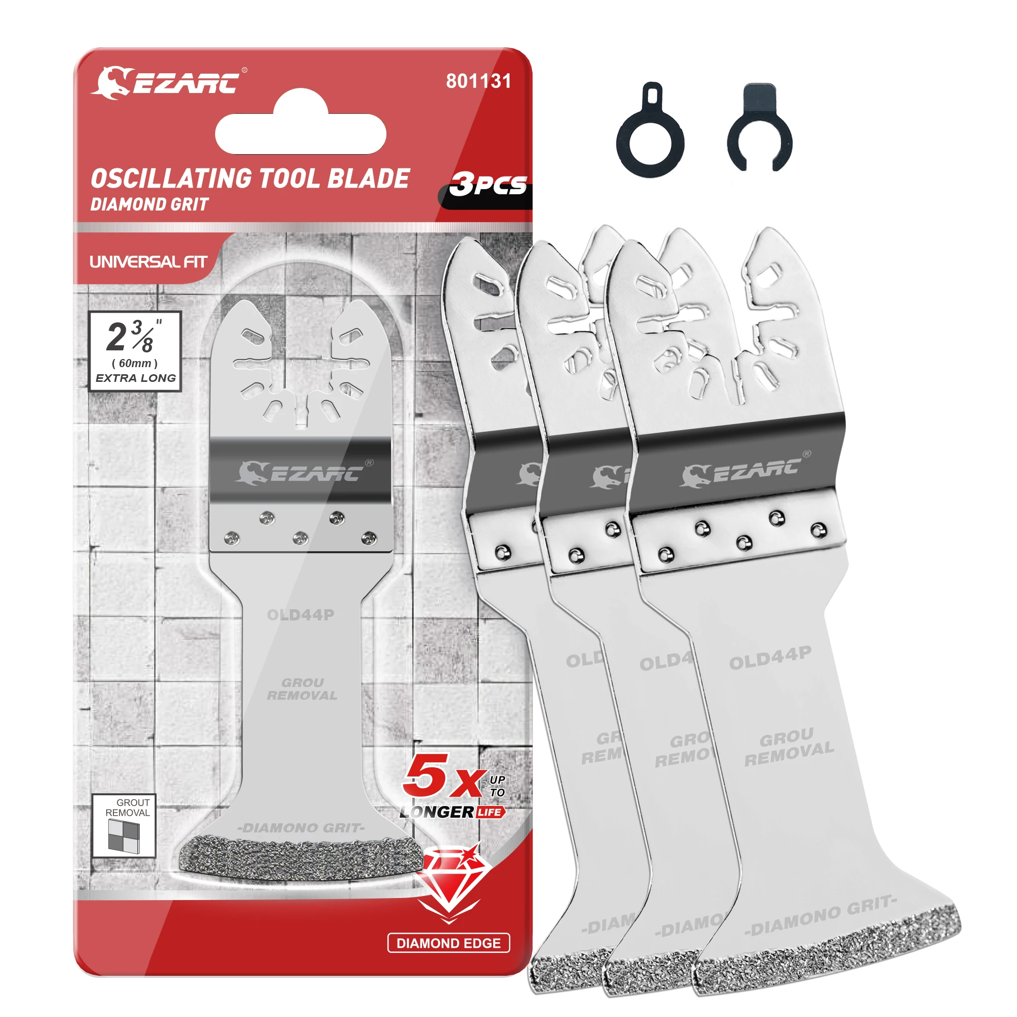 EZARC-3PCS-Diamond-Oscillating-Blades-Multitool-Extra-Long-Oscillating-Saw-Blades-for-Grout ...