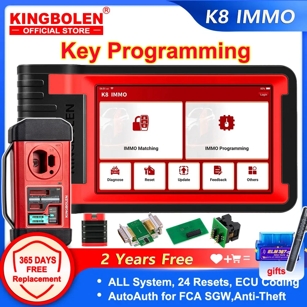 KINGBOLEN-herramientas-de-programaci-n-de-llaves-K8-IMMO-programador-inmovilizador-de-coche ...