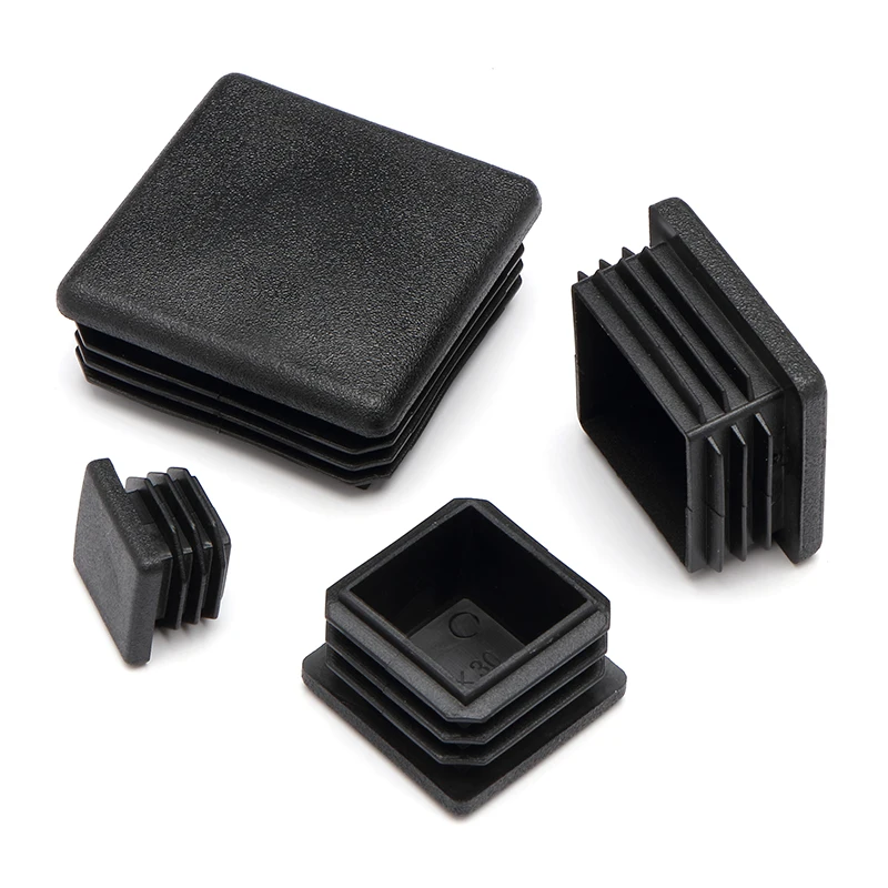 Black-Square-Oblong-Plastic-Pipe-Plug-Stopple-Dust-Plug-Protective ...