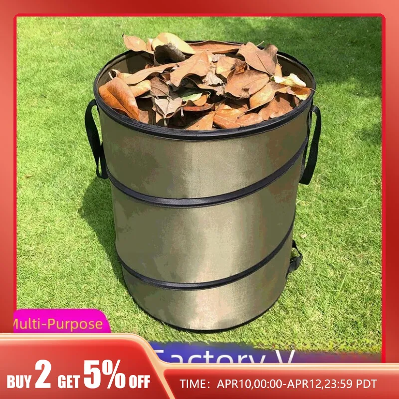 Foldable-Oxford-Cloth-Leaf-Litter-Gardening-Tools-Outdoor-Trash-Can ...