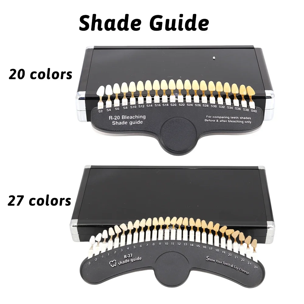20-27-Colors-3D-Dental-Lab-Bleach-Shade-Guide-Color-Color-Palete ...
