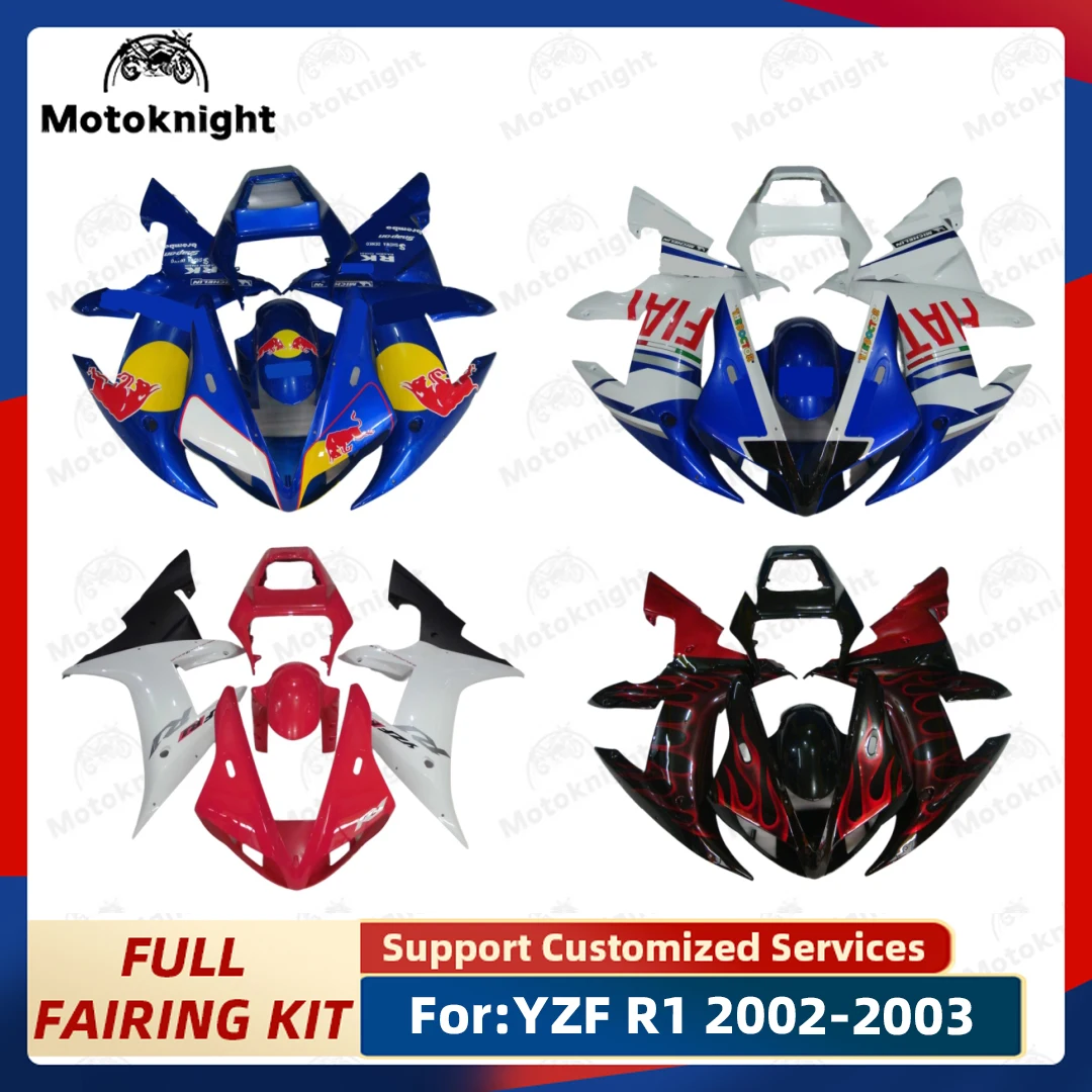 Motorcycle Fairing Kit Fit For YAMAHA YZF R1 2002 2003 YZF-R1 02 03 ...