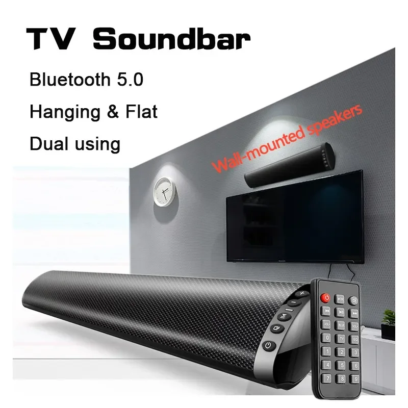NEW-Soundbar-Sound-Blaster-Bar-Audio-TV-Subwoofer-Home-Wireless-Echo ...