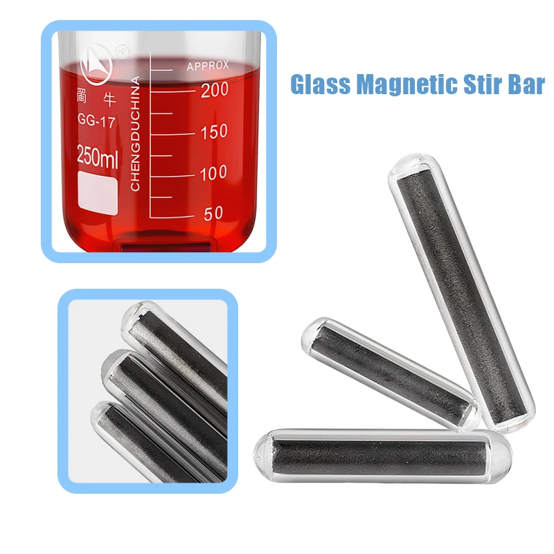 Glass Magnetic Stirrer Stir Glass Bar Magneton Stirring Mixer lab ...