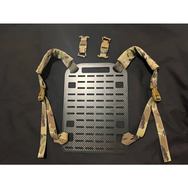 Tactical Carbon Fiber Quick Release Backboard Vest Backpack Carrier ...
