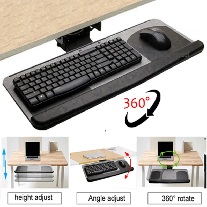 DL-DA5-tilt-rotate-lift-up-down-keyboard-plate-mount-mouse-bracket ...