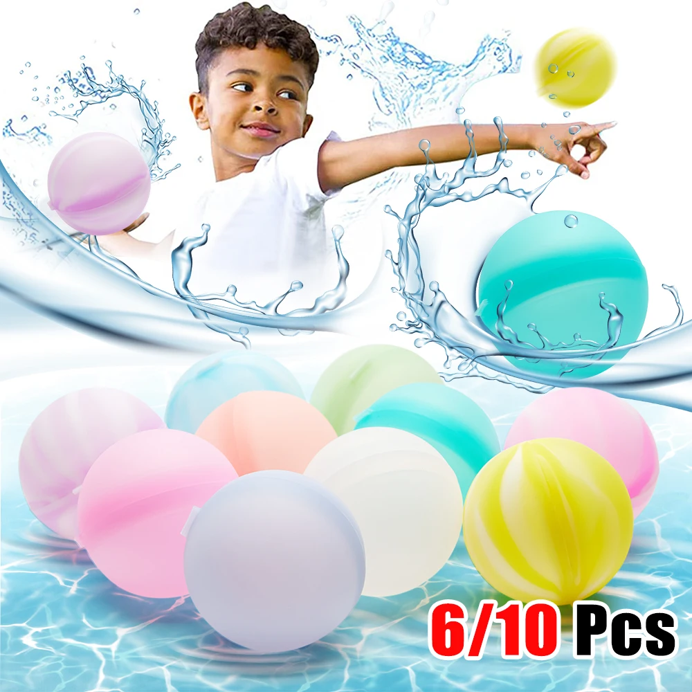 Refillable-Water-Ball-Reusable-Water-Balls-Splash-Balls-Absorbent-Ball ...