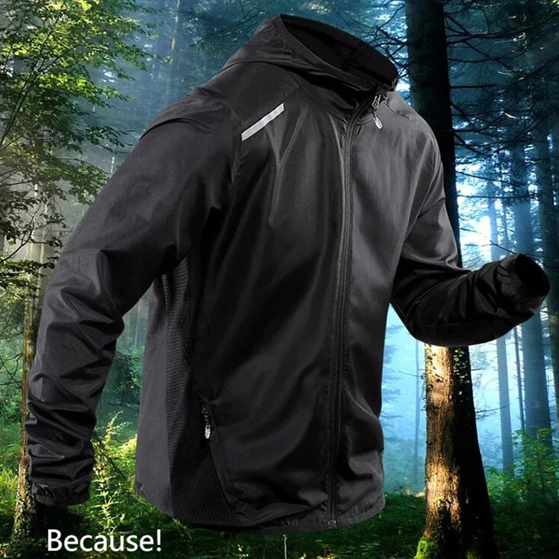 UPF Summer Sun Protection Jacket Men Lightweight Breathable Camping ...