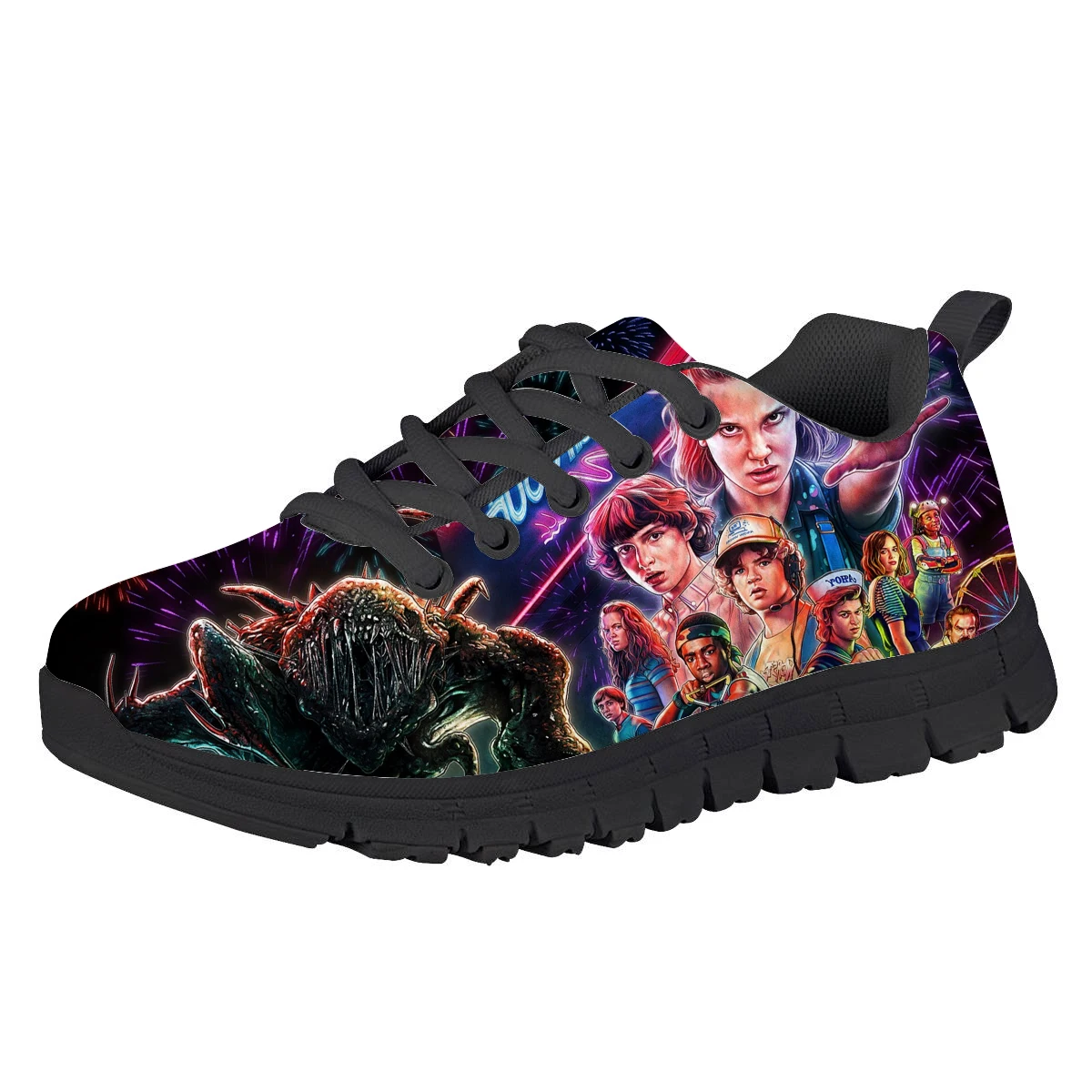 Stranger Things Upside Down Eleven Hellfire Club Running Shoes High Top ...