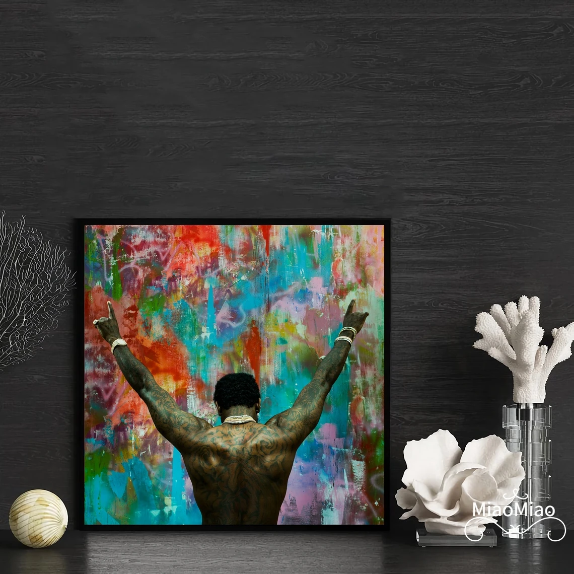Gucci Mane Everybody Looking Music Album Cover Poster Canvas Art Print ...