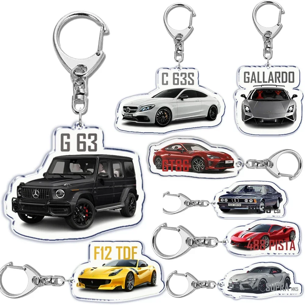 Classic Car Keychain for Accessories Bag Art Vintage Pendant Key Chain ...
