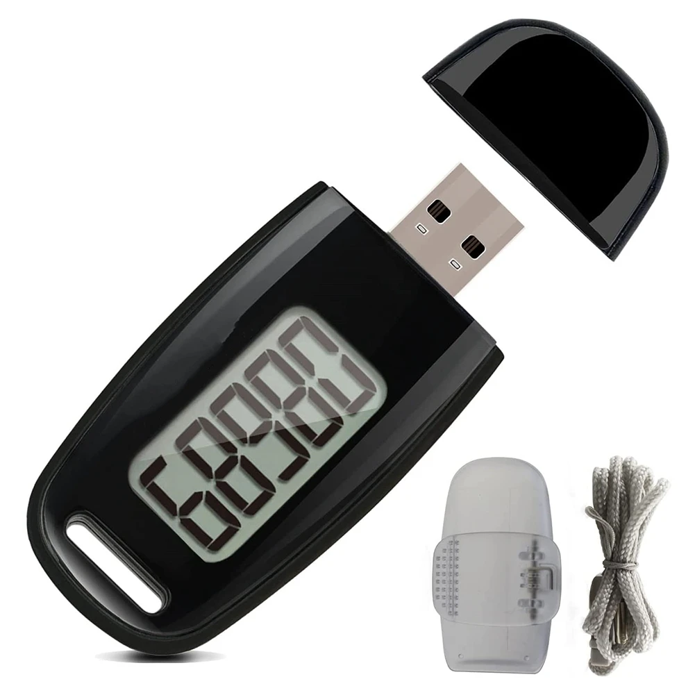 Simple-Step-Counter-Walking-3D-Pedometer-with-Rechargeable-Battery ...