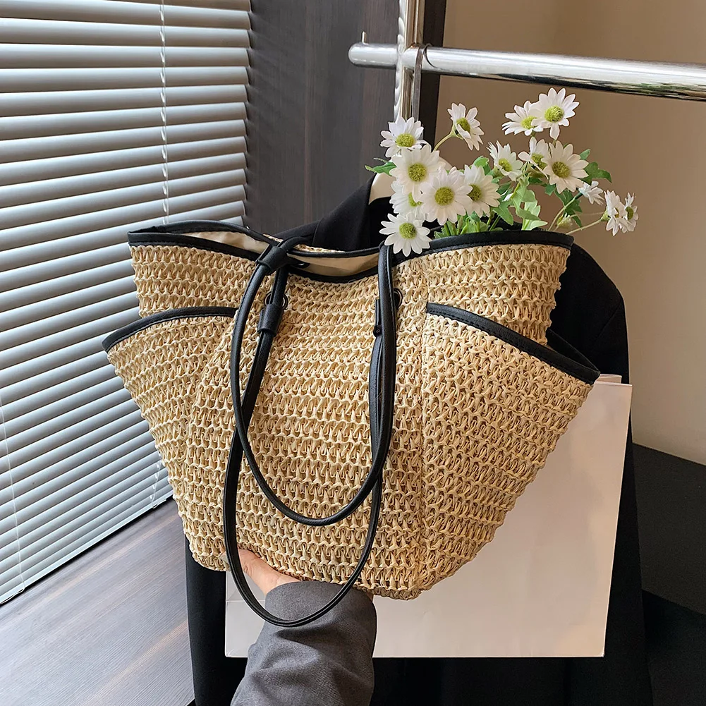 Vintage-Straw-Rattan-Woven-Bags-Women-Handmade-Summer-Beach-Bags-Ladies ...