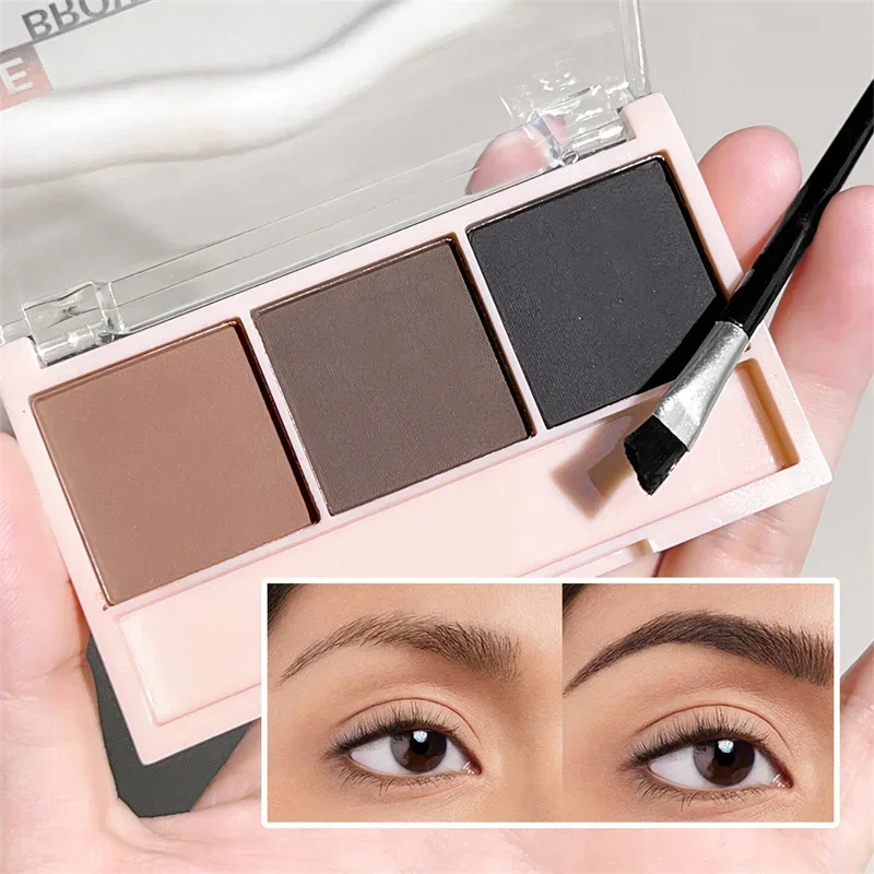 Three-color-Eyebrow-Powder-Shadow-3D-Eyebrow-Shape-Waterproof-Shadow ...