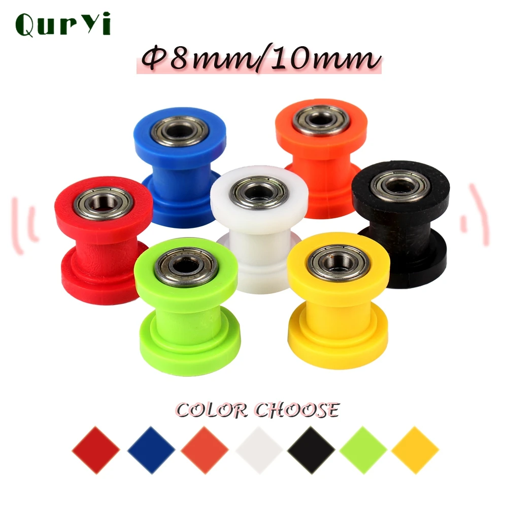 8-10mm-Motorcycle-Drive-Chain-Guard-Roller-Bearing-For-Enduro-Off-On ...