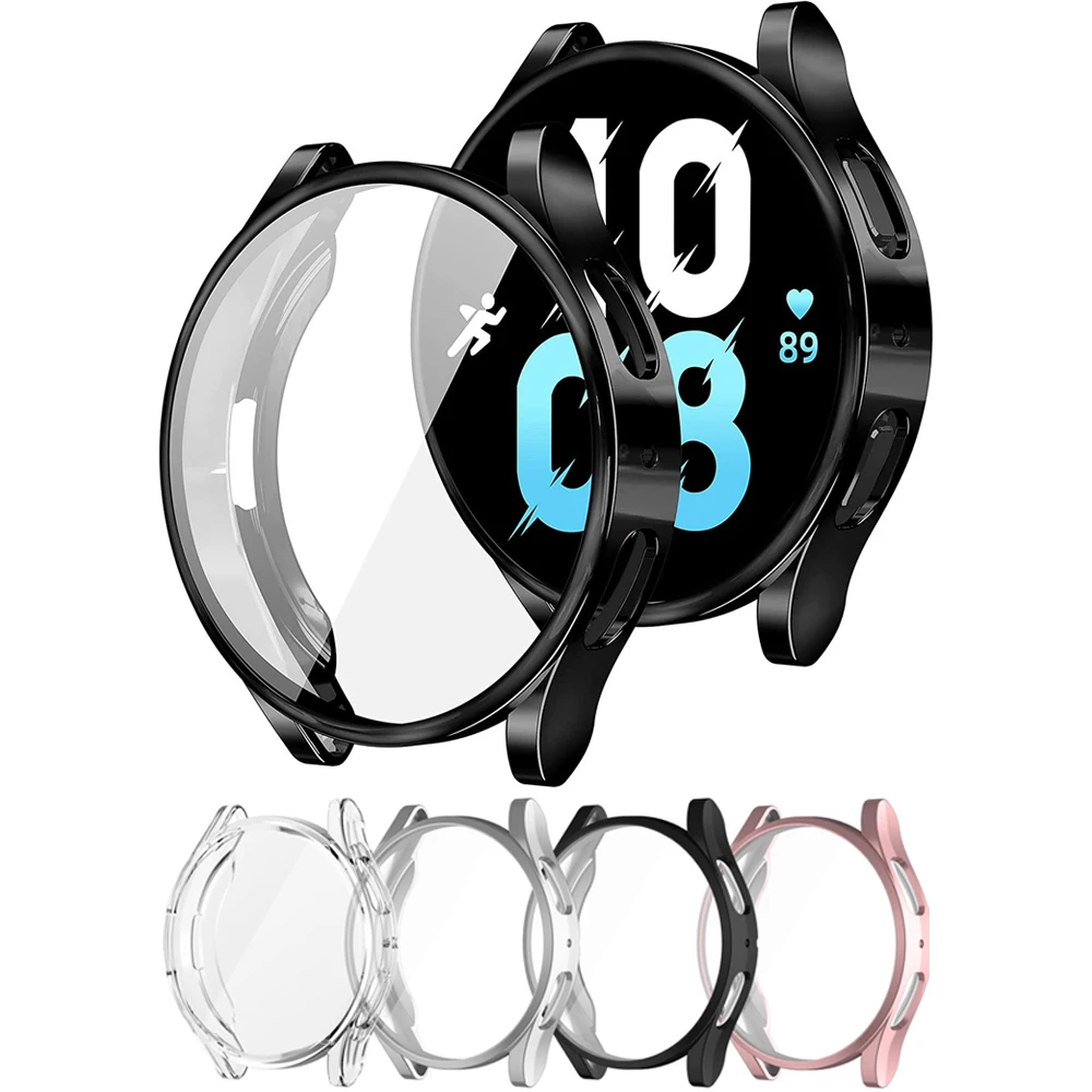 Case-for-Samsung-Galaxy-Watch-4-5-6-40mm-44mm-Screen-Protector-Cover ...