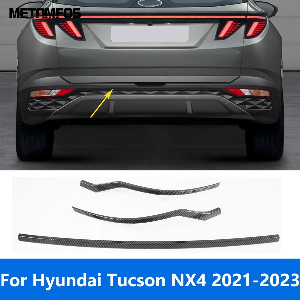Voor Hyundai Tucson NX4 2021 2022 2023 Carbon Fiber Tail Fog Light Lamp ...
