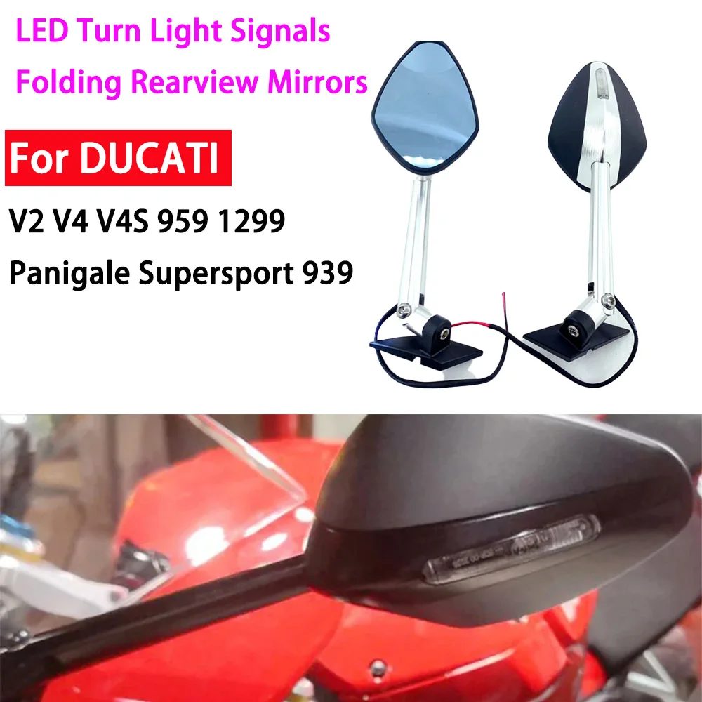 Motorcycle-rear-view-mirrors-for-Ducati-V2-V4-V4S-959-1299-Panigale ...
